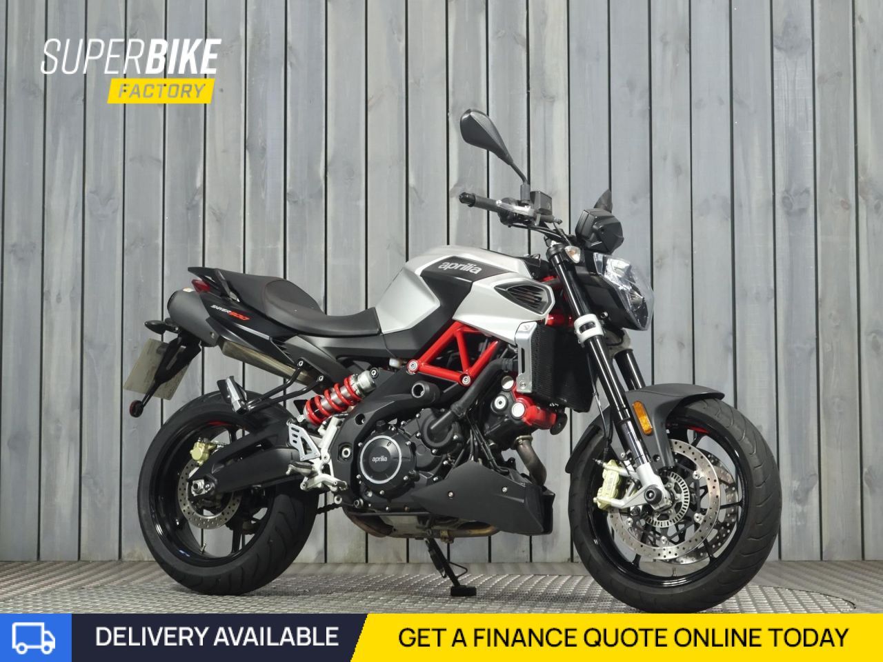 2020 APRILIA SHIVER 900 GREY with 5208 miles - Used Motorbikes Dealer ...