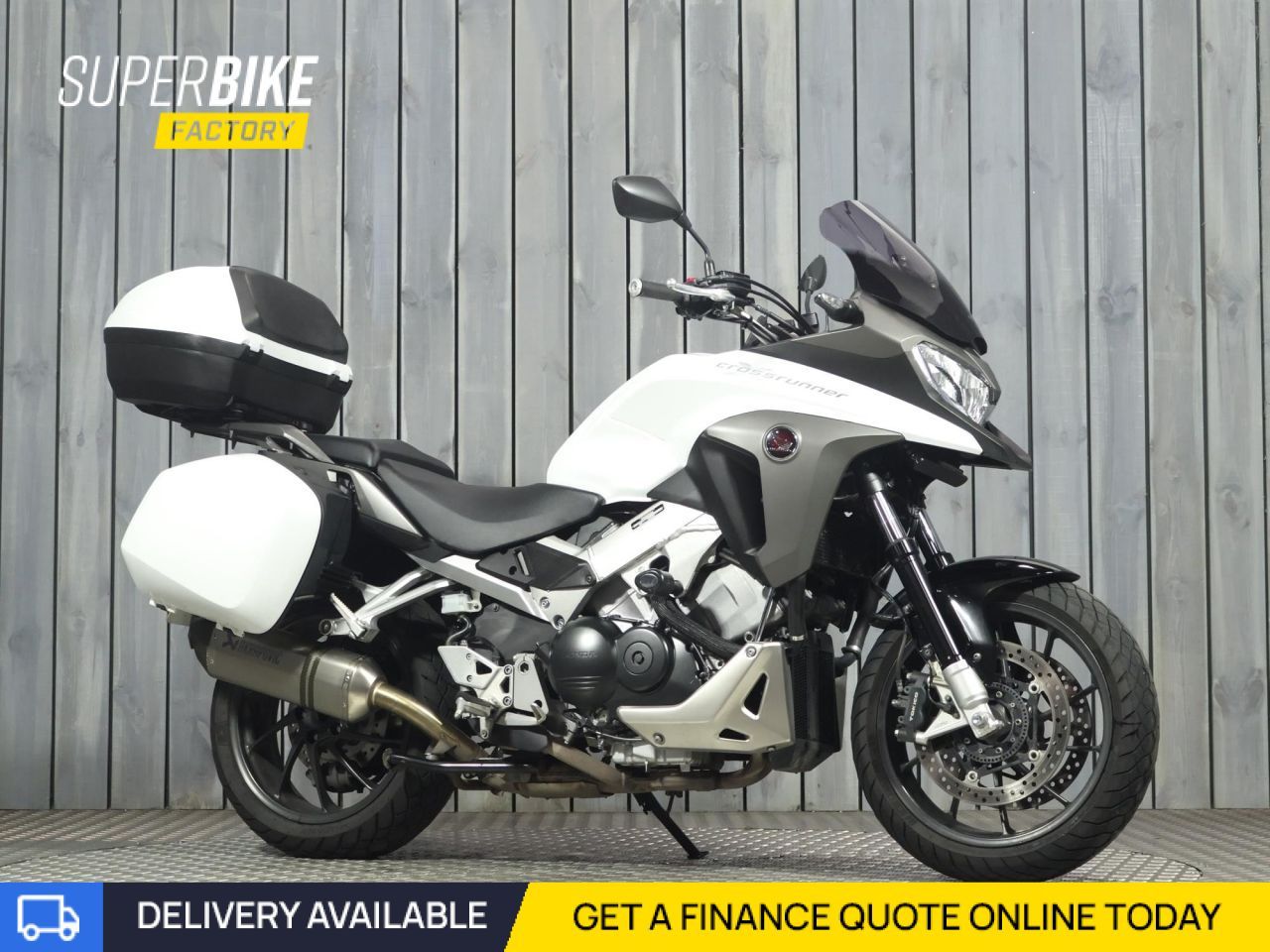 2016 HONDA VFR800X CROSSRUNNER WHITE with 16488 miles - Used Motorbikes Dealer: Cheshire ...