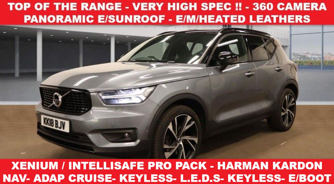 Volvo Xc40 2.0 D4 R-Design Pro Suv 5dr Diesel Auto Awd Euro 6 (s/S ...