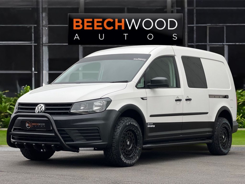 Volkswagen Caddy Maxi 2.0 TDI Beechwood Swamper Crew Van Double Cab 5dr ...