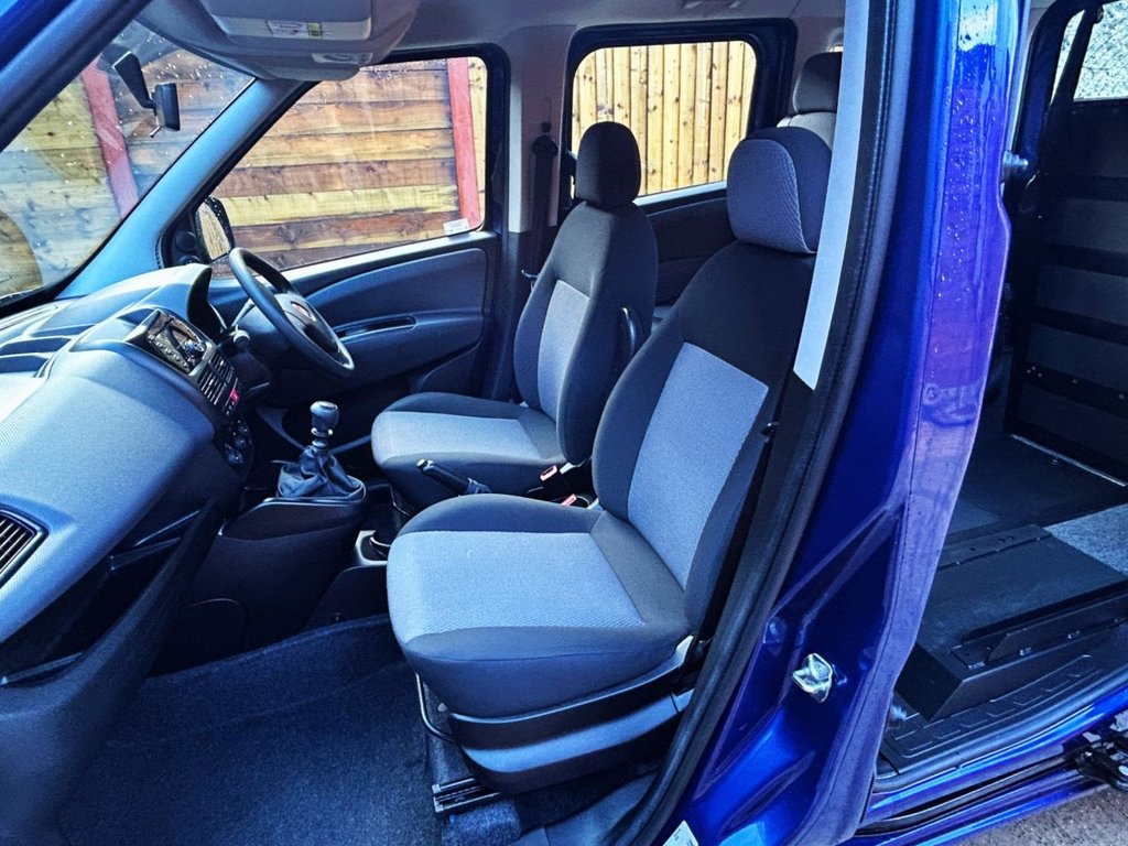 Fiat Doblo 3 Seat Wheelchair Accessible Disabled Access Vehicle Wav