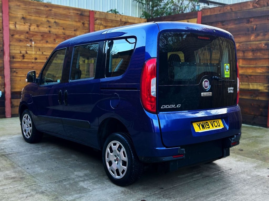Fiat Doblo 3 Seat Wheelchair Accessible Disabled Access Vehicle Wav