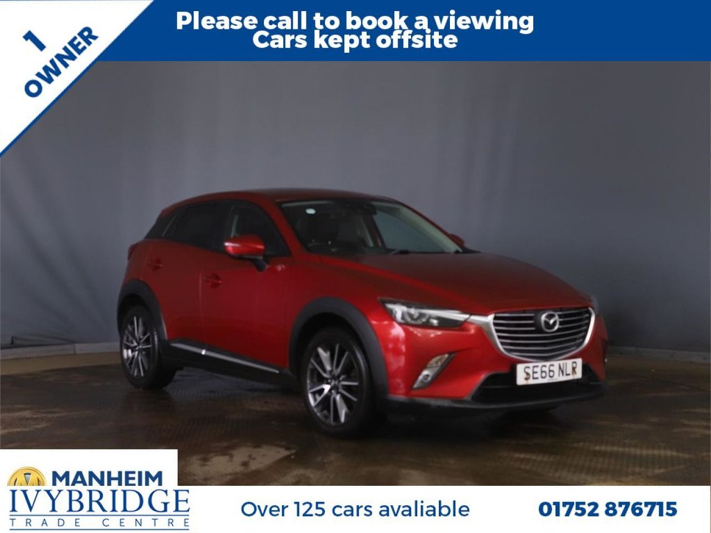 Mazda Cx-3 2.0 Skyactiv-G Sport Nav Suv 5dr Petrol Manual Euro 6 (s/S) (121 Ps)