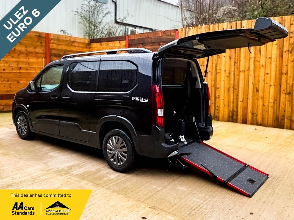 Peugeot Rifter L2 Lwb 3 Seat Wheelchair Accessible Disabled Access ...