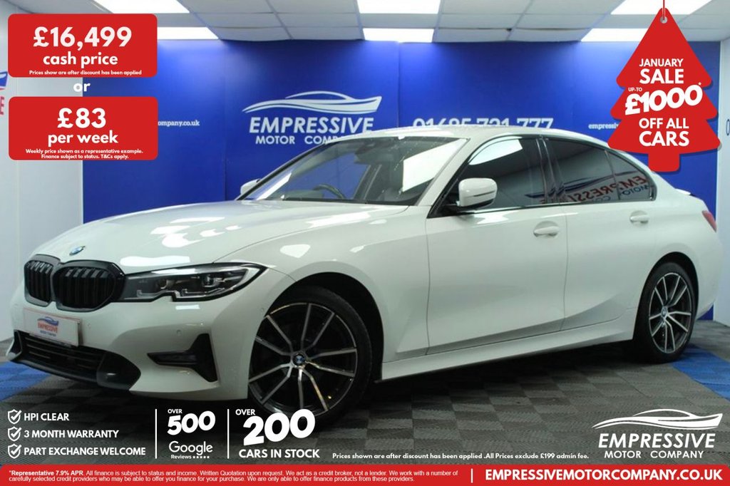 BMW 3 Series 2.0 320d Sport Saloon 4dr Diesel Auto Euro 6 (s/S) (190 Ps)