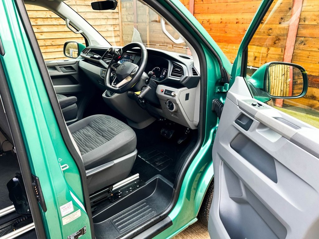 Volkswagen Transporter Lwb 5 Seat Side Entry Driver Transfer Wheelchair ...