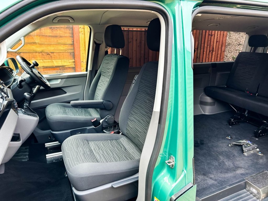 Volkswagen Transporter Lwb 5 Seat Side Entry Driver Transfer Wheelchair ...